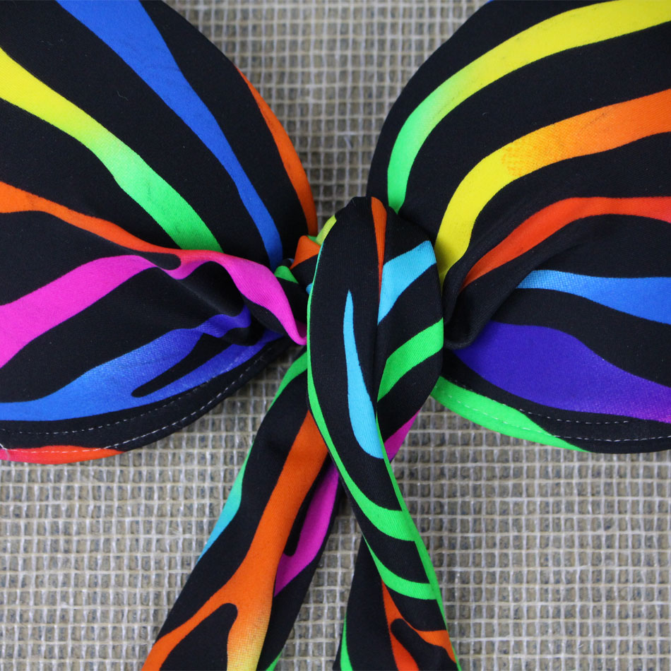 Womens Halter Bikini Set Boho Aztec Pattern Swimwear Bohemian Swimsuit ...